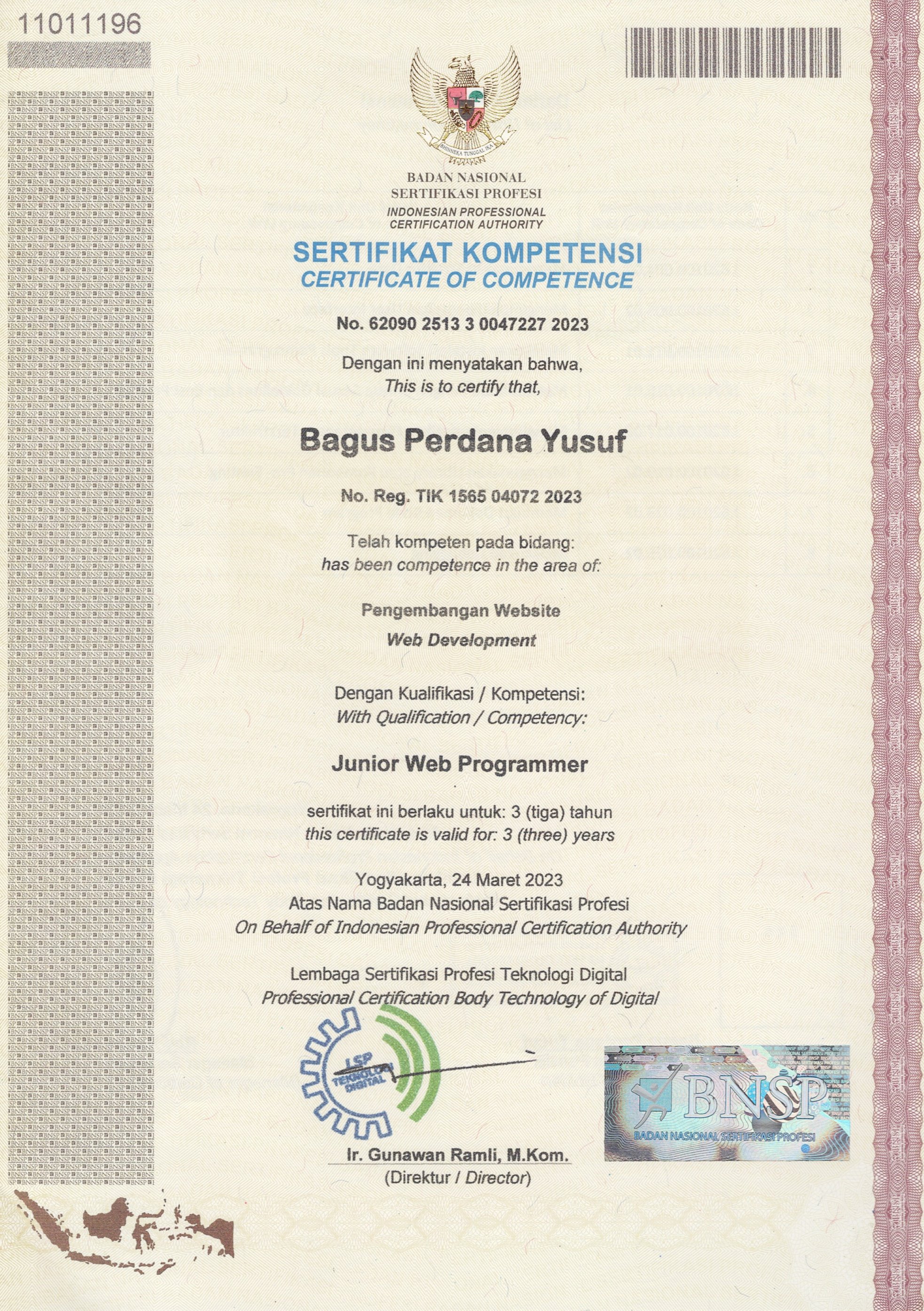 Portfolio | Bagus Perdana Yusuf